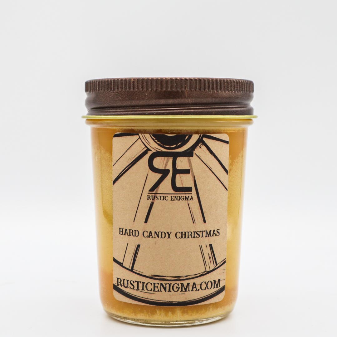 Hard Candy Christmas 8 oz Candle – Rustic Enigma