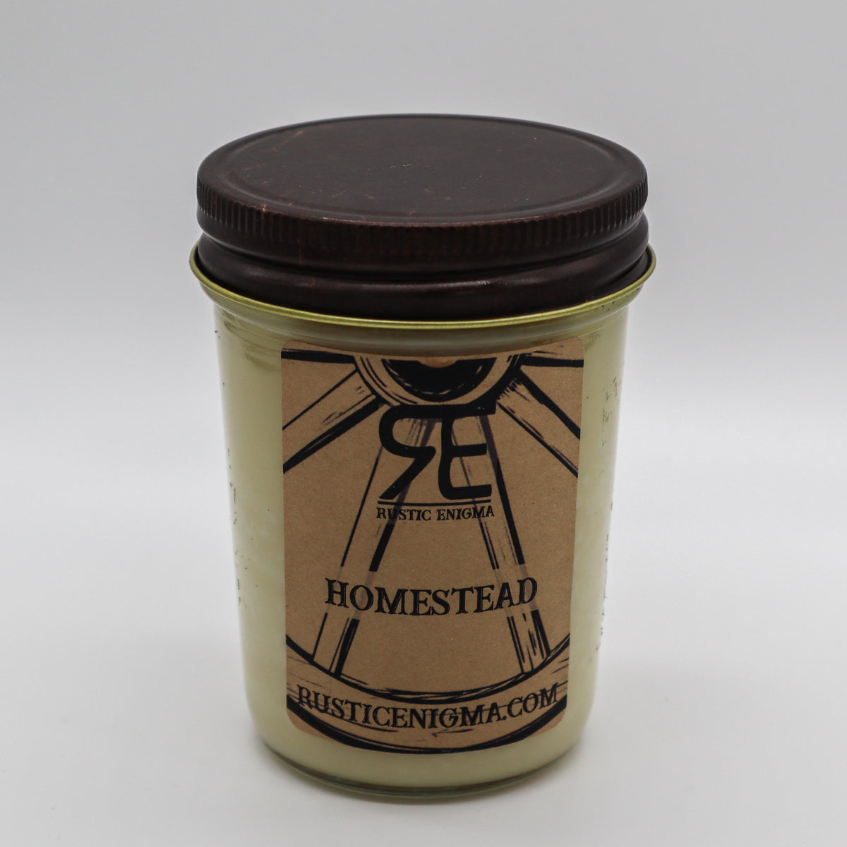 Homestead 8 oz Candle – Rustic Enigma